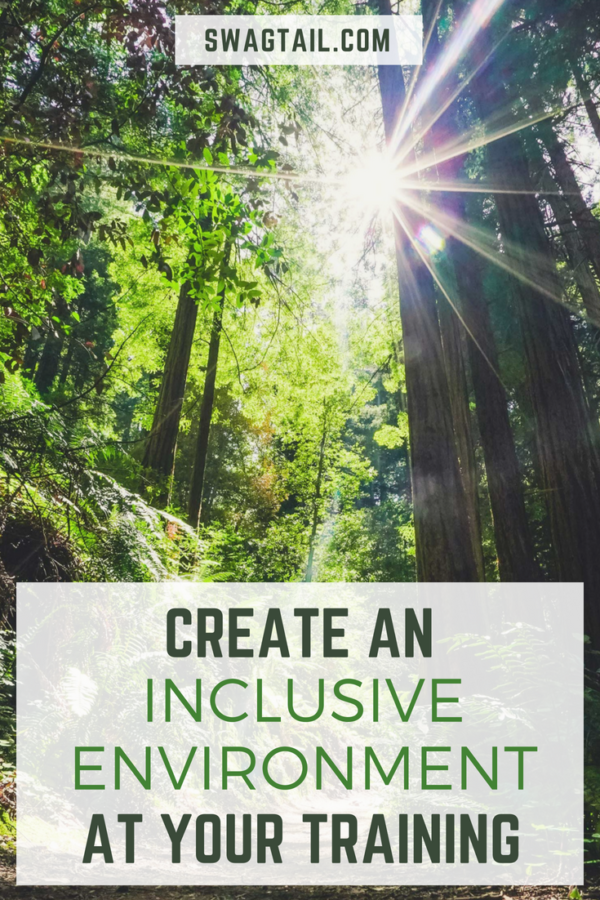 CREATE AN INCLUSIVE ENVIRONMENT AT YOUR TRAINING - Swagtail